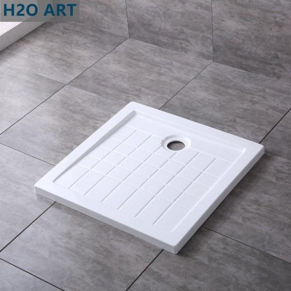 Quality Square Acrylic Shower Tray for Glass Cabinet Fast Installation in Europe Acrylic Base for sale