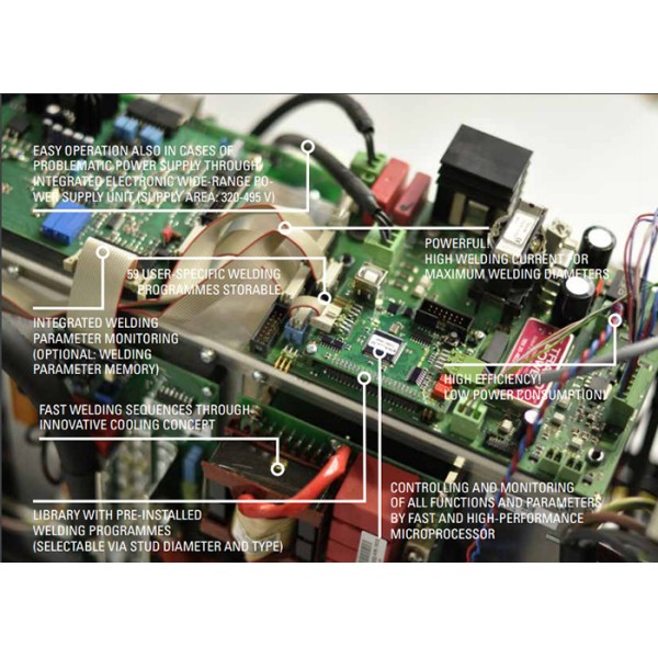 Quality PRO-I 1300 Inverter Drawn Arc Stud Welding Machine For Short Cycle Stud Welding for sale