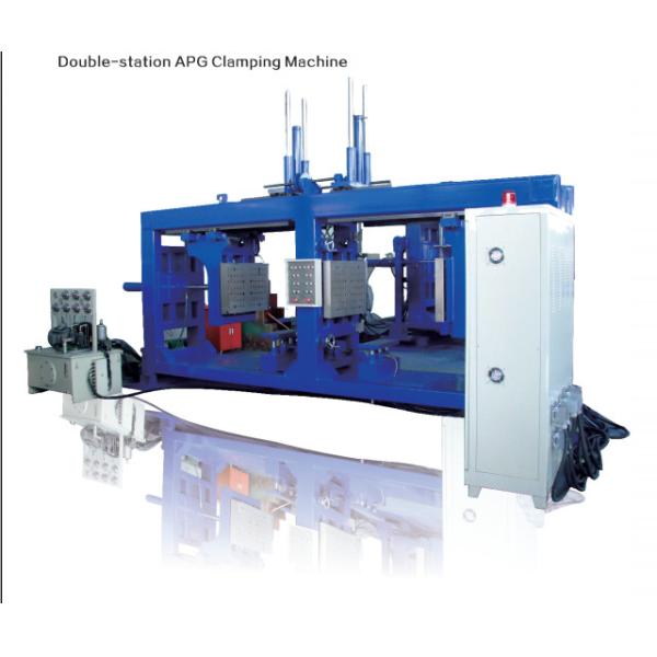 Quality Double-Station APG Clamping Machine with Moulds for Electrical Insulation for sale