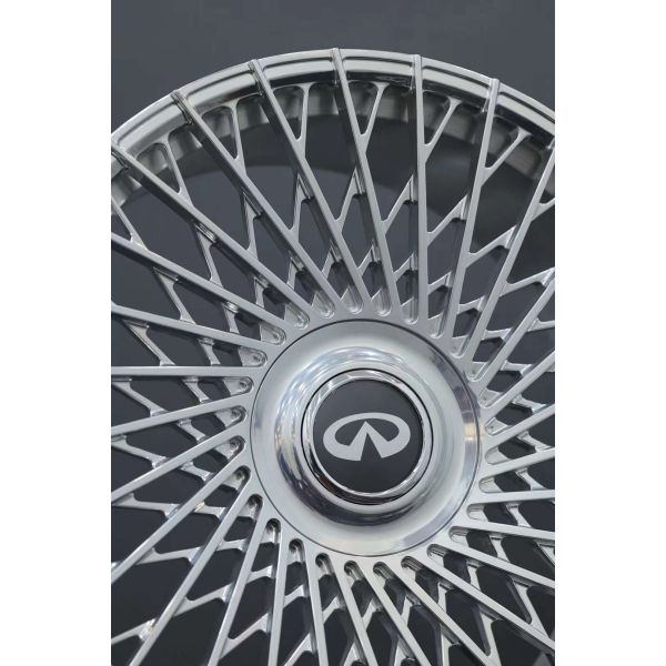 Quality Muiti Spokes 6061-T6 Polished Silver Forged Wheels for sale