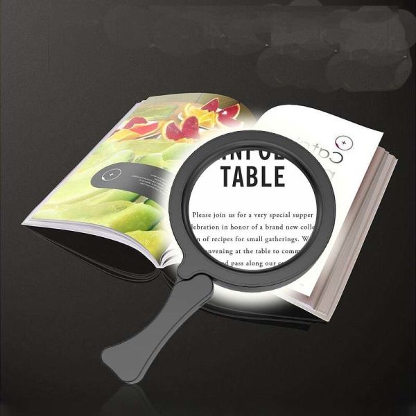 Quality Multi-functional Handheld Three-fold LED Acrylic Lens 17 White LED Scale for for sale