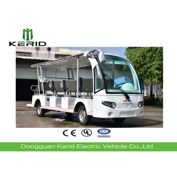 Quality Street Legal 11 Person Mini Electric Sightseeing Bus With Artificial Leather Seats for sale