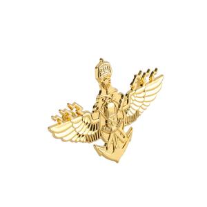 Quality Composed 1.5 Inch Army Metal Badges 3D Embossed Metal Button Pin for sale