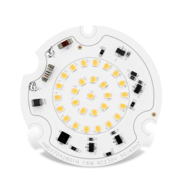 Quality SMD2835 AC120v/230V Round LED Module D100mm PF0.95 2700k-6500K CRI Up To 90 for sale