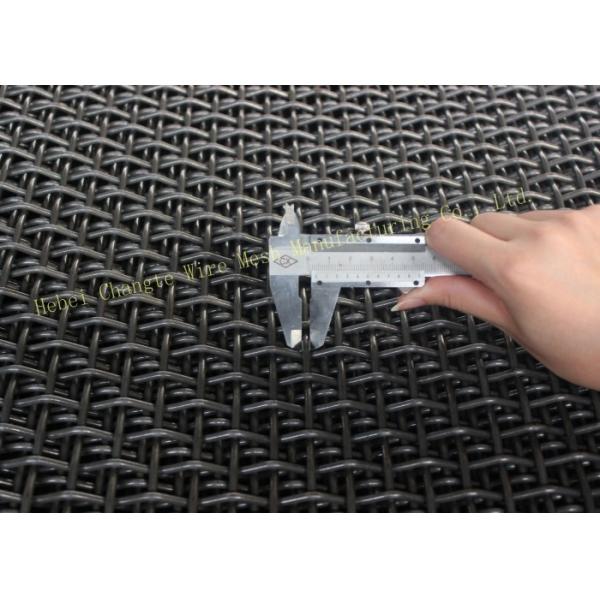 Quality Black Painting Curved Hook 6M Quarry Mesh Screen for sale