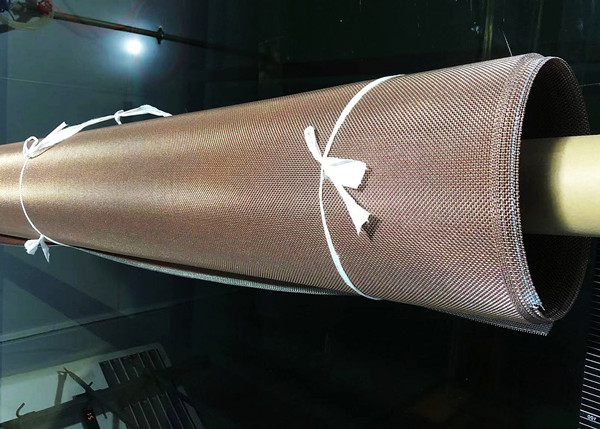 Quality 3D Cu Metal Coated Mesh Fabric Different Transmittance Light for sale