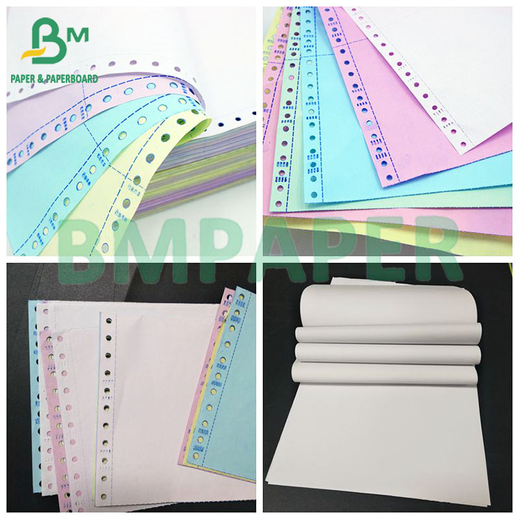 A Variety Of Colors Are Available On Carbonless Copy Paper For Printing Documents