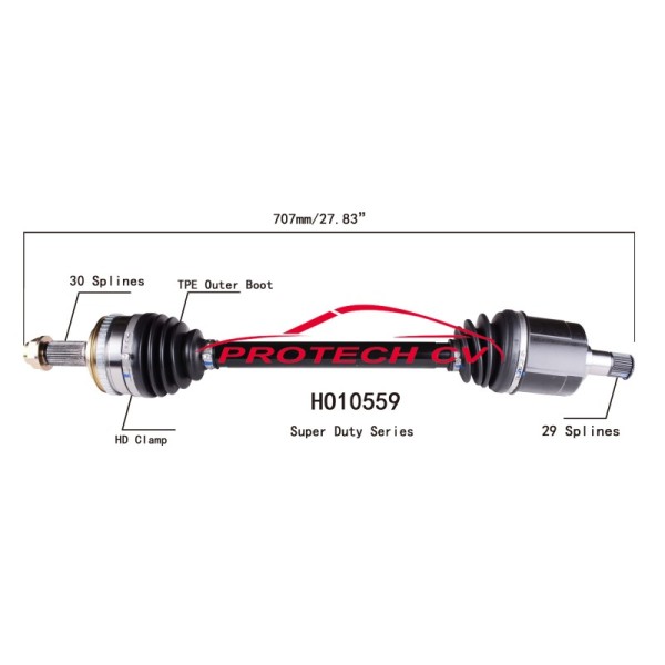 Quality HO10559 Acura MDX Axle Cv Shaft Assembly Right Front Drive Shaft TPEE Boot for sale
