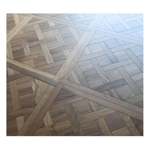 Quality Quality American Walnut Versailles Panels Engineered Wood Flooring for sale