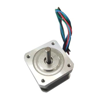 Quality 12 V NEMA17 Hybrid Stepper Motor Length 1.8 Degree With D Shaft for Engineering for sale