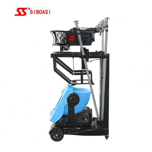 Quality ISO9001 AC 110V Basketball Training Machine Basketball Shot Trainer Blue for sale