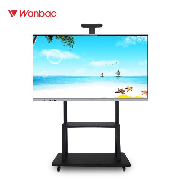 Quality LED Intelligent Interactive Flat Panel All In One PC Touch Screen With Stand for sale