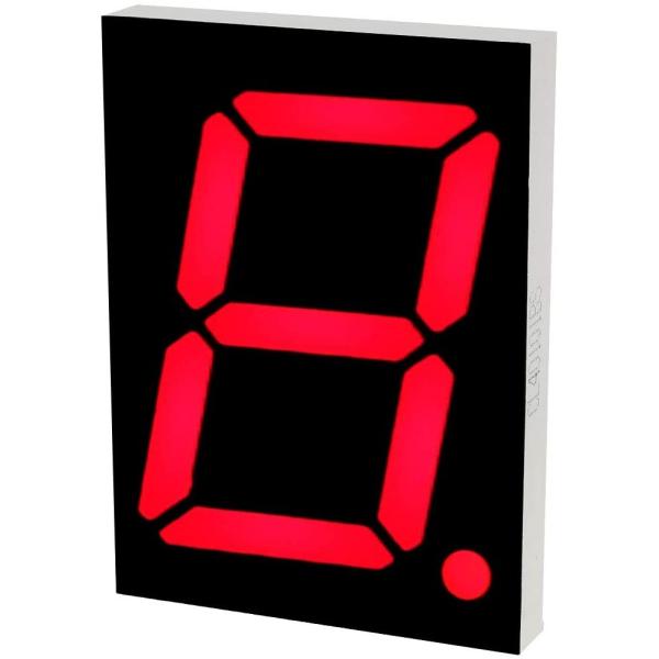 Quality ODM 10 Pin 1 Bit 7 Segment 4in Red LED Display For Indoor for sale
