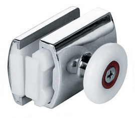 Quality SS304 5mm Width Single Wheel Shower Door Roller Runners For Curved Door for sale