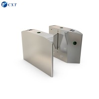 Quality DC 24V Flap Barrier Gate with Silver Color and Optional Back Up Battery for for sale