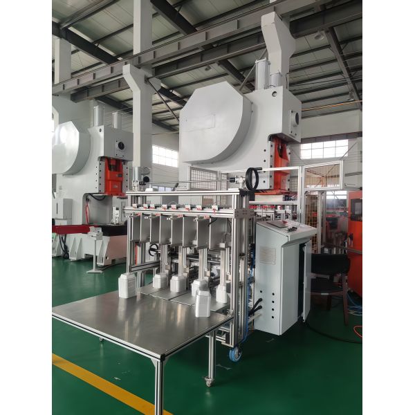Quality LK-T63 Fully Automatic Aluminum Foil Container Machine with Stable C Frame for sale