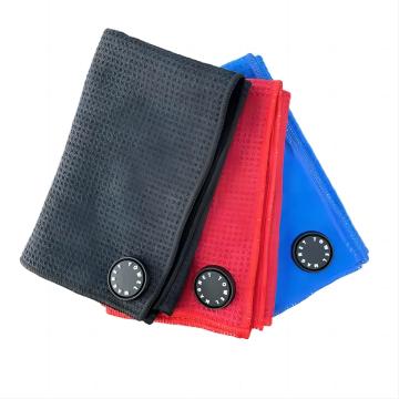 Quality Hanging Loop Included Golf Microfiber Towel For Golf Course for sale