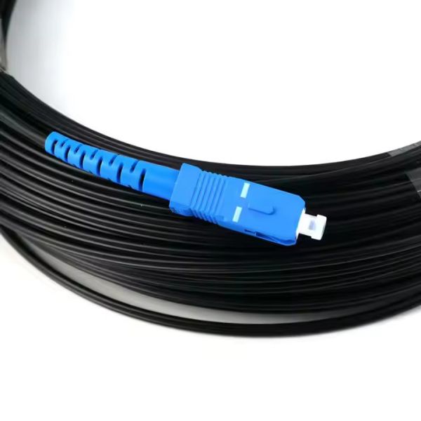 Quality 10M-300m Fiber Optic Cable Indoor SC UPC Double Jacket 5.0mm Fiber Patch Cord Cable for sale