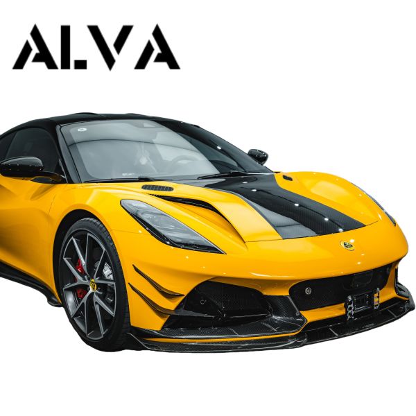 Quality Replace and upgrade AMANS Style Dry Carbon Front Bumper Flaps Lotus Emira OEM Fit Aero Body Kit for sale