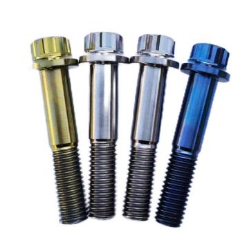 Titanium Alloy Flange Bolts Screws Customized Modified Titanium Bolts