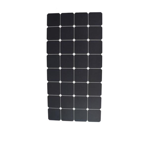 Quality Anti Aging 100W Semi Flexible Monocrystalline Solar Panel for sale