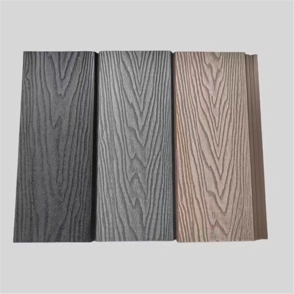 Quality 150mm*25mm Customized WPC Solid Decking for Environmental-Friendly Flooring for sale