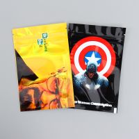 Quality Zhihe Small 3x4 Mylar Ziplock Resealable Moisture Proof Stand-Up Pouches Food for sale