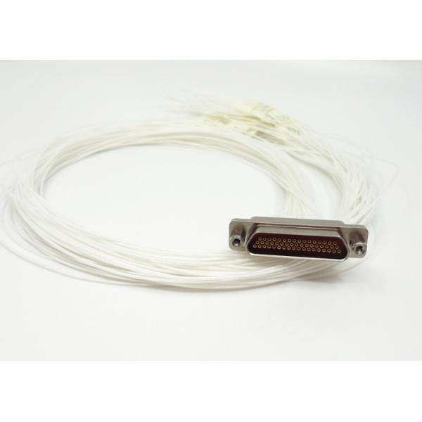 Quality Straight Receptacle Micro-D Rectangular J30J Series 51 Pin Connector For Cables for sale