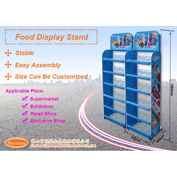 Quality Potato Chip Wire Racks Snack Display Wire Baskets Stand for sale