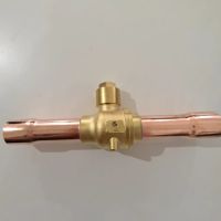 Quality Brass Ball Valve for Refrigerants and Other Applications 0-4.5 MPa Range for sale