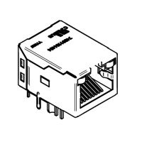 Quality WE RJ45 74991104404 Integrated Magnetics RJ45 10/100/1000BASE-T for sale