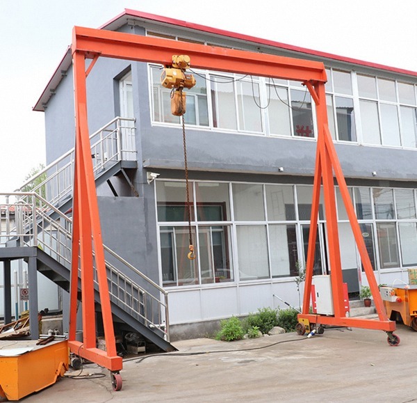 Quality Electric Mobile Portable Adjustable Mini Gantry Crane without Rail Mounted for sale