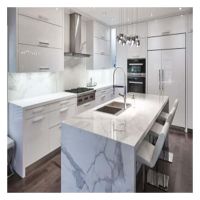 Quality Drawer Basket Accessories Glossy Acrylic Modern Style Kitchen Cabinets for for sale