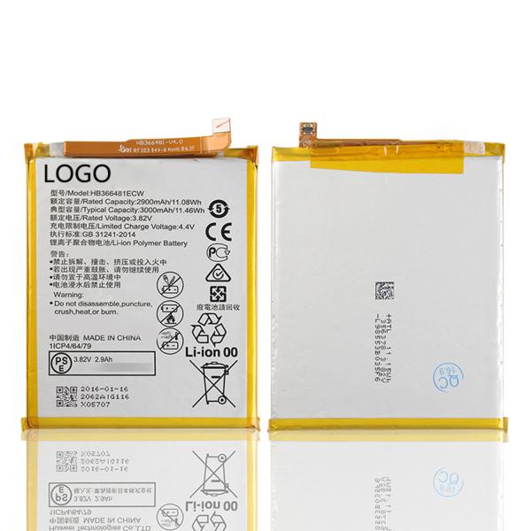 Quality huawei 3000mah HB366481ECW battery for P8 P9 2017 P10 P20 Lite for sale