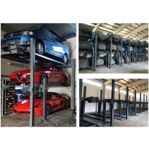 Quality Hydraulic Multilayer Parking System 4 Columns 4 Floors Elevator Car Lift for sale