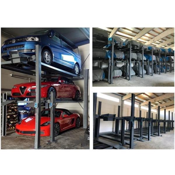 Quality Hydraulic Multilayer Parking System 4 Columns 4 Floors Elevator Car Lift for sale