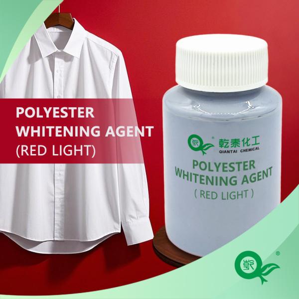 Quality Red Light Polyester Whitening Agent, Polyester Fabric Textile Whitening Chemical Reagent Dispersion Liquid for sale