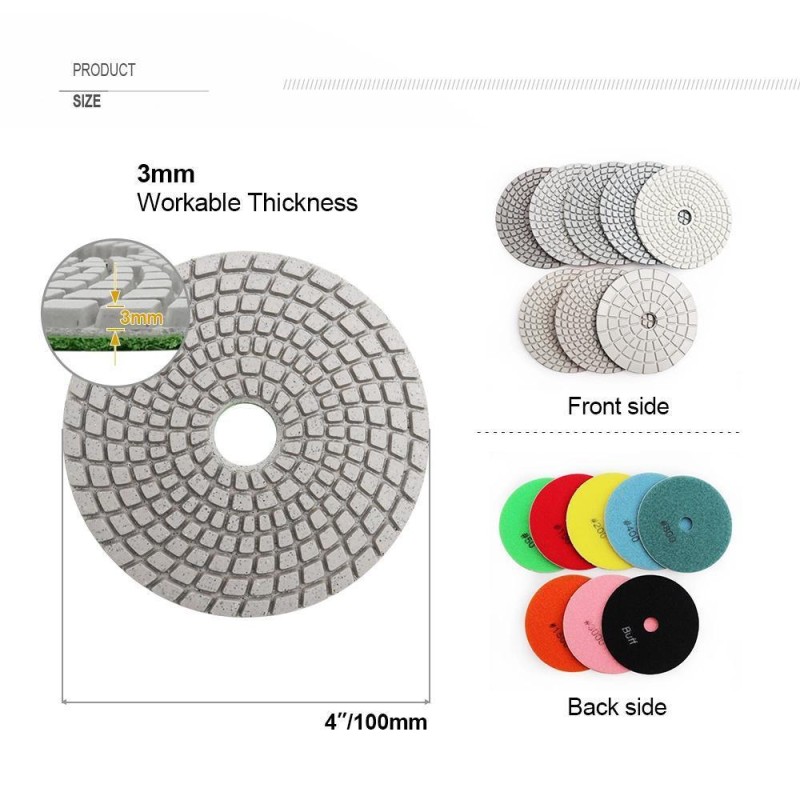 Xr 3-Step Diamond Polishing Pad for Engineered Stone Diamond Tools