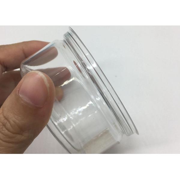 Quality Small Flowers Buds Candy Plastic Jars With Lids / Plastic Cookie Containers for sale