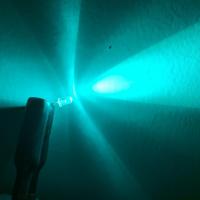 Quality Green Color 500nm Short Pin 15000mcd 45deg Through Hole Dip 5mm LED Diode For for sale
