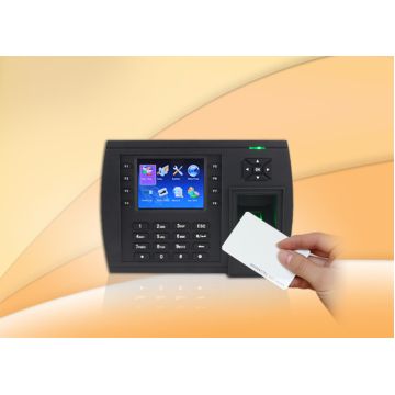 Quality 3.5" TFT Fingerprint Time Attendance System Biometric Fingerprint Reader With for sale