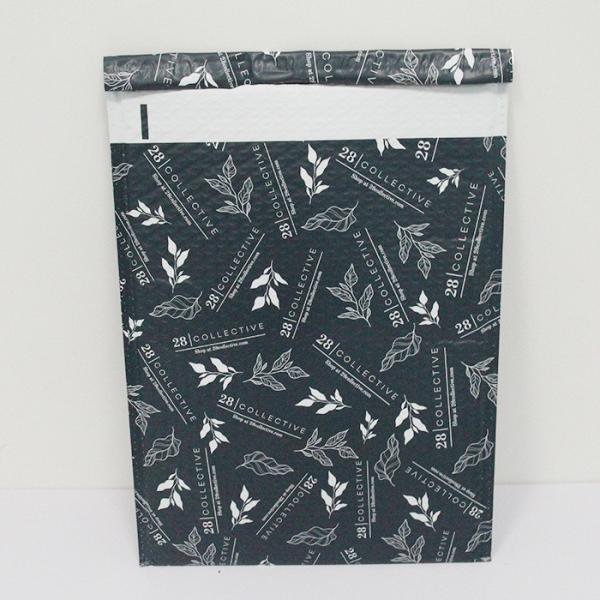 Quality Custom Printed Eco Plastic Bubble Mailer Full Color 3mm Thick 20cm Width for sale