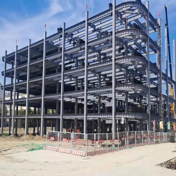 Quality Multi Floors Steel Frame Car Parking Structure Q235B Q355B for sale