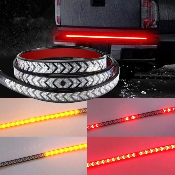 Quality Car Arrow Pickup Trunk Light 1.2M Light Strip Streamer Turn Signal Taillight for sale