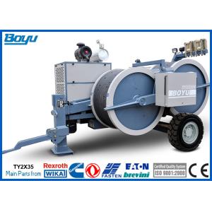 Quality Max 2x40kN Hydraulic Electric Tensioner Two Conductors Max 8Ton 77kw Cummins for sale