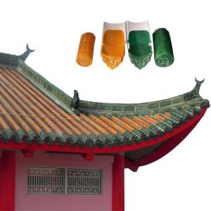 Quality Clay burn roof tiles for Chinese temple restoration in Malaysia for sale