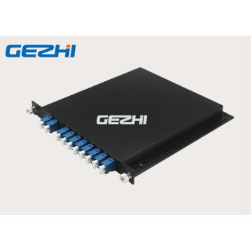 Quality LC UPC 8CH 100Ghz DWDM Mux Demux 4slot Rack Chassis for sale