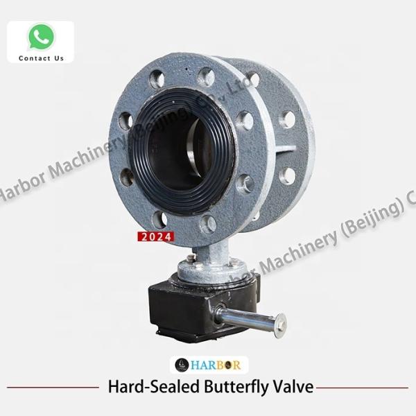 Quality WCB Cast Steel Flange Manual Turbine Butterfly Valve D341X--10/16C for Water for sale