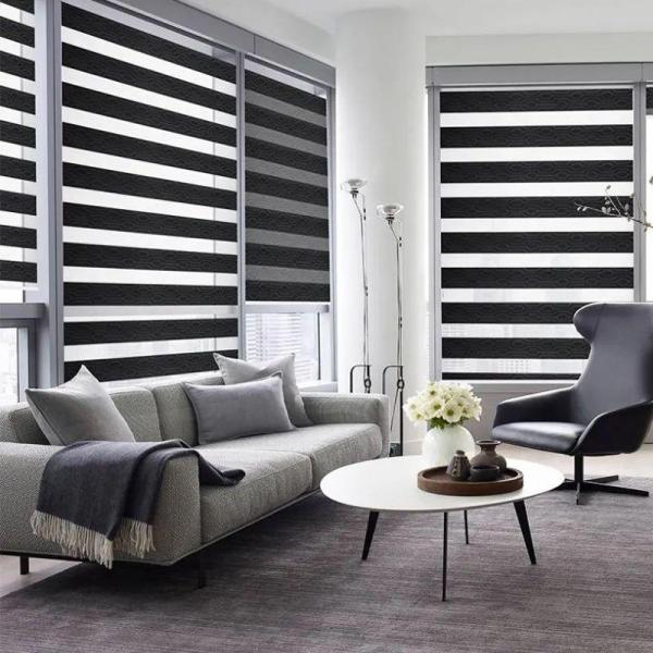 Quality Electric Solar Shading Window Blind Horizontal Zebra Blinds for Excellent Performance for sale