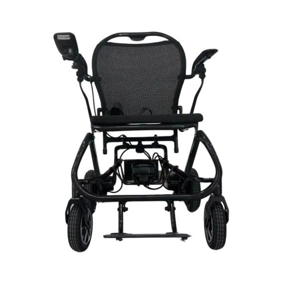 Quality Effortless Mobility 6km/h Speed Professional Carbon Fiber Folding Electric Wheelchair for sale